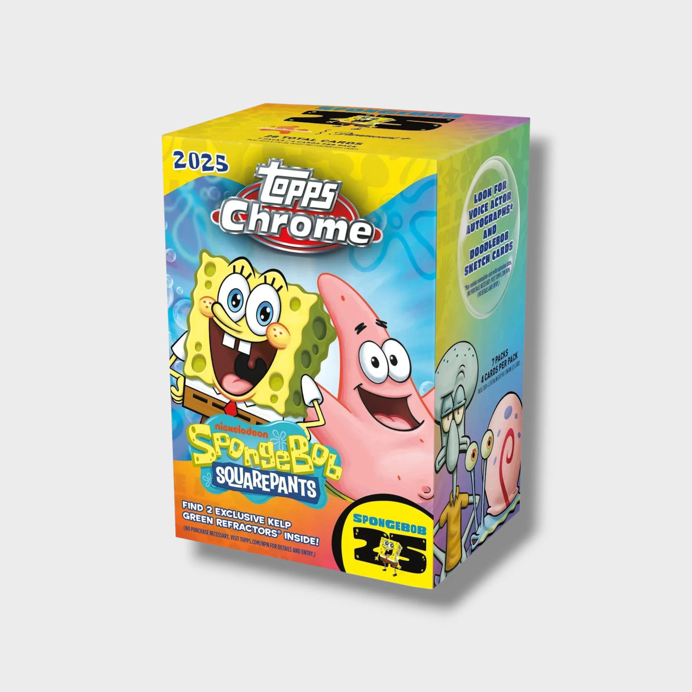 2025 Topps Chrome® SpongeBob 25th Anniversary - Value Box