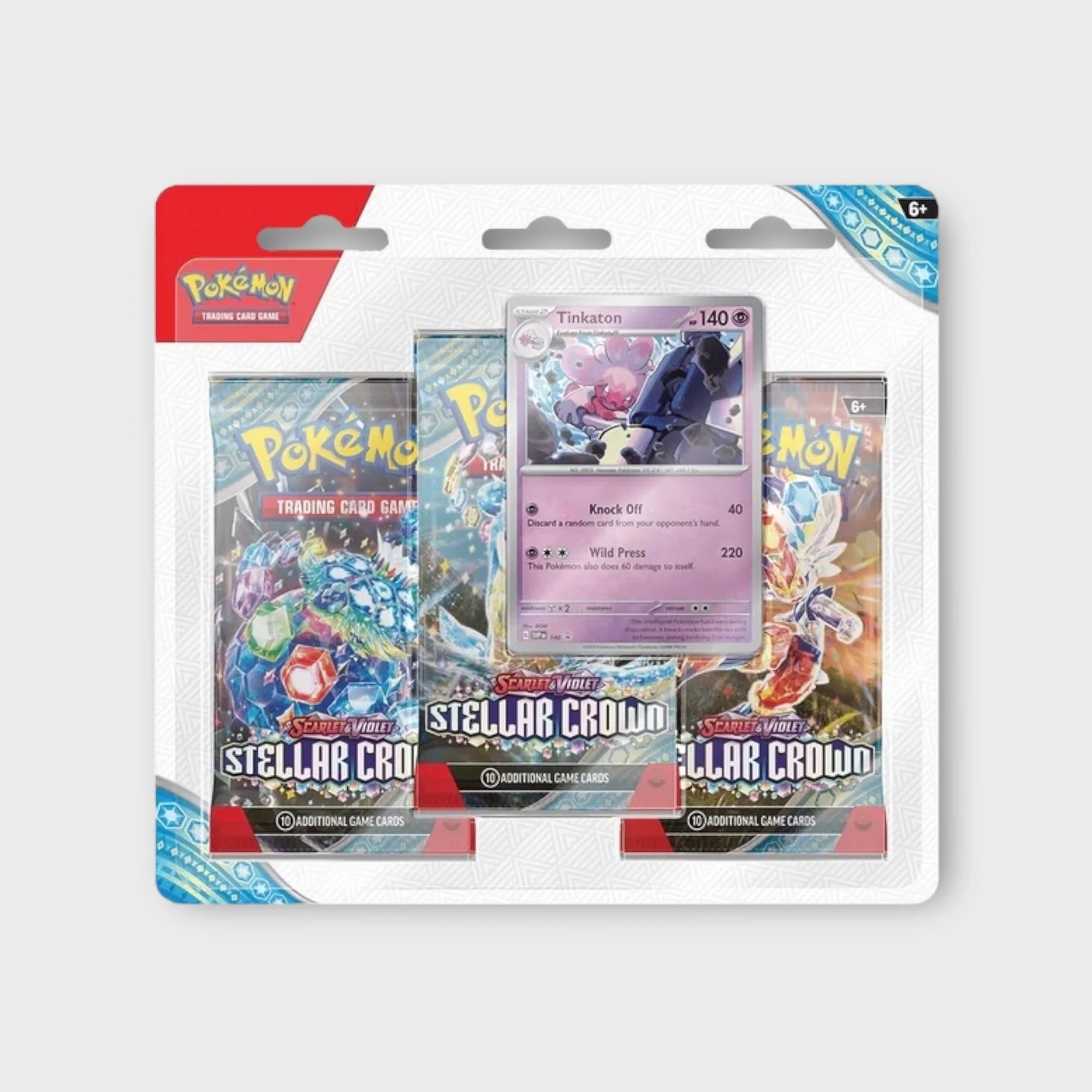 Pokémon TCG - Stellar Crown Three Pack Blister (EN)